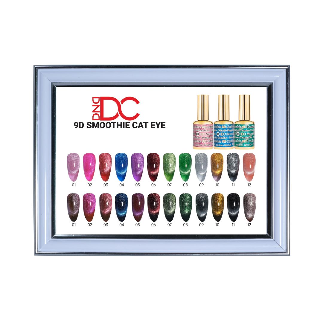 DC Framed Color Chart — 9D Cat Eye Smoothie – DND Gel