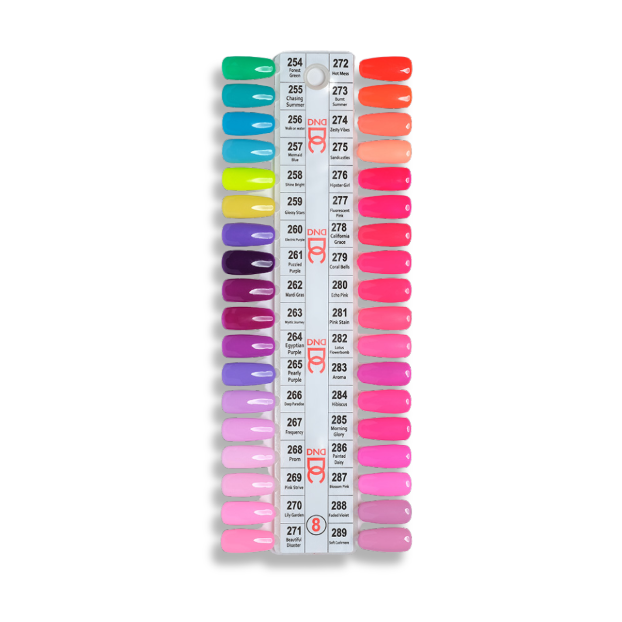 DC Summer 2021 Collection Swatch - Single - 8 – DND Gel