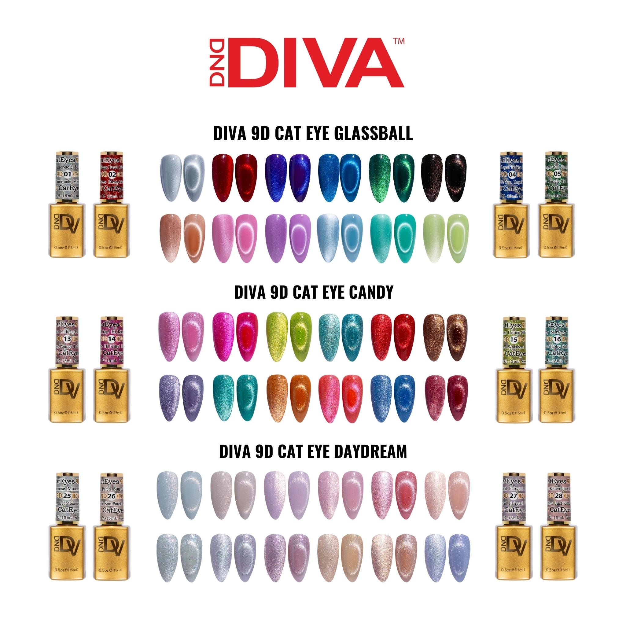 DIVA 9D Cat Eye – DND Gel