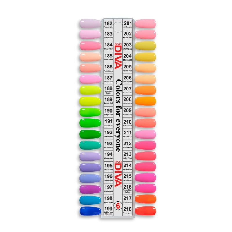 DIVA Color Swatches – DND Gel