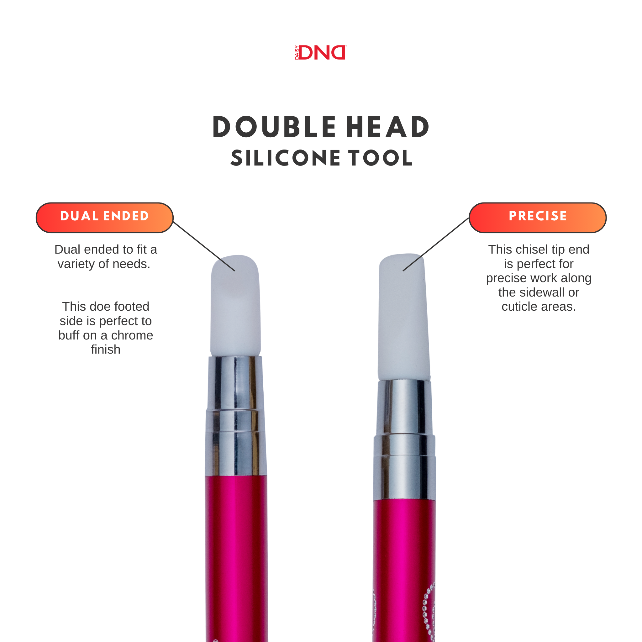 Double Headed Silicone Tool – DND Gel