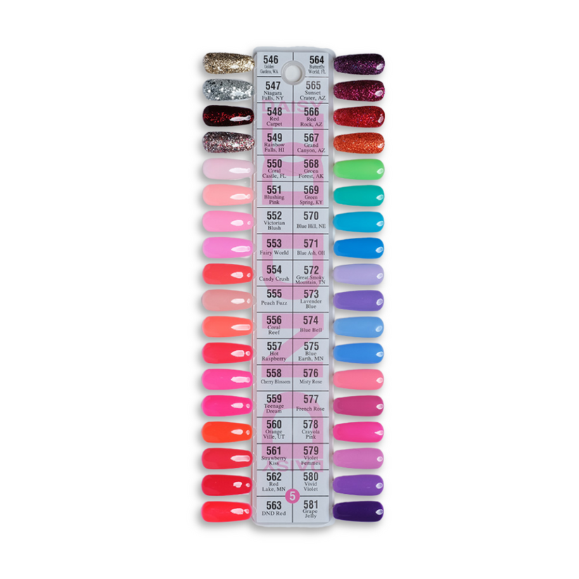 DND Duo Color Swatches - Single - 5 – DND Gel