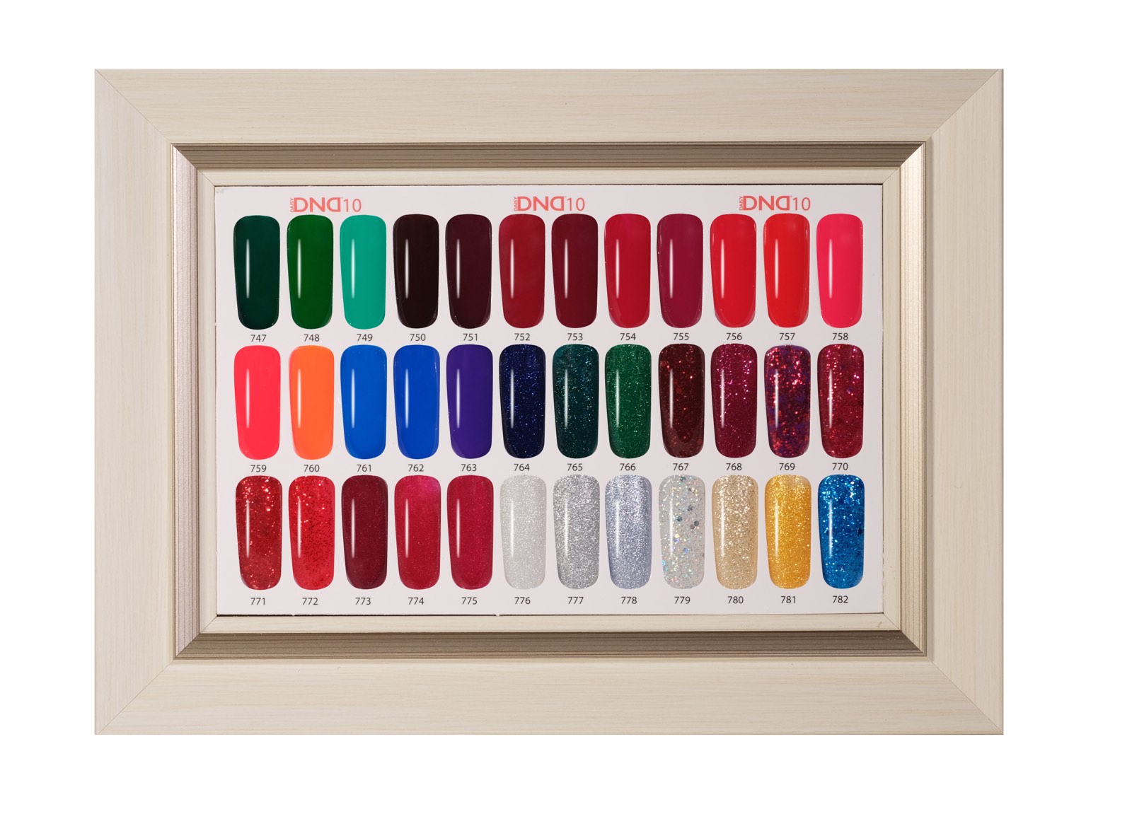 DC Framed Color Charts – DND Gel