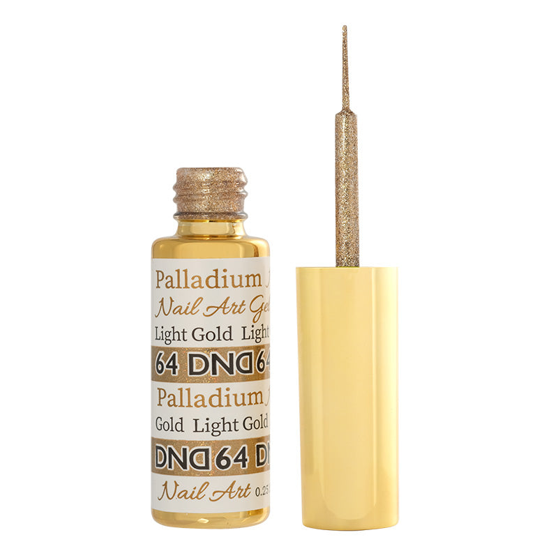 DND64 - Palladium Light Gold Gel Art Liner – DND Gel