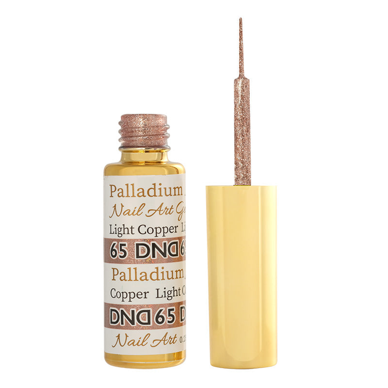 DND65 - Palladium Light Copper Gel Art Liner – DND Gel