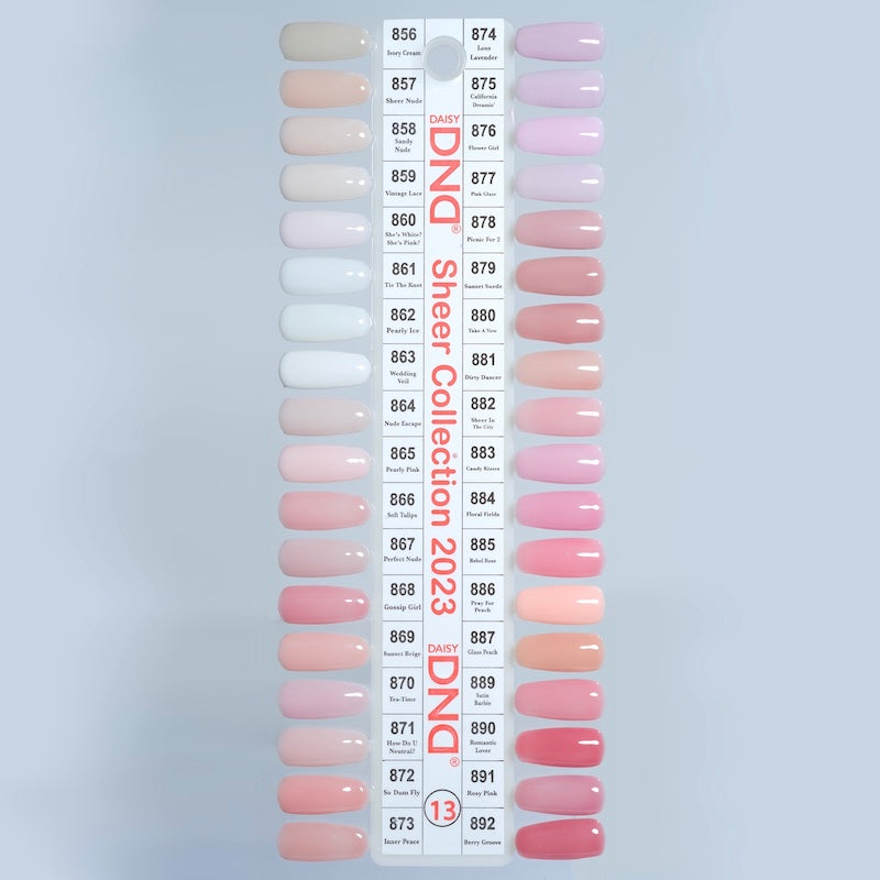 DND Color Swatches – DND Gel