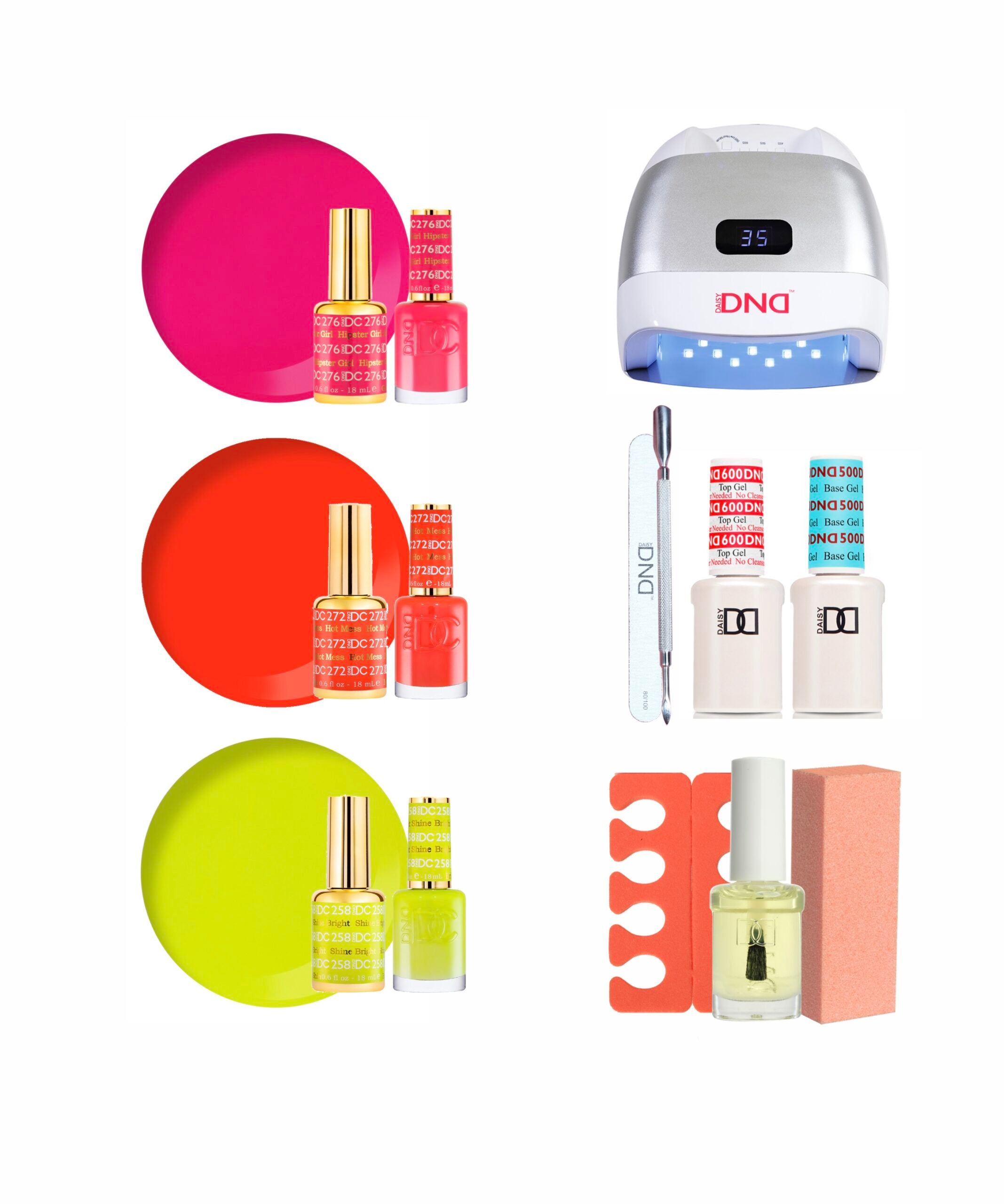 Livin' For Neon Gel Polish Starter Kit – DND Gel