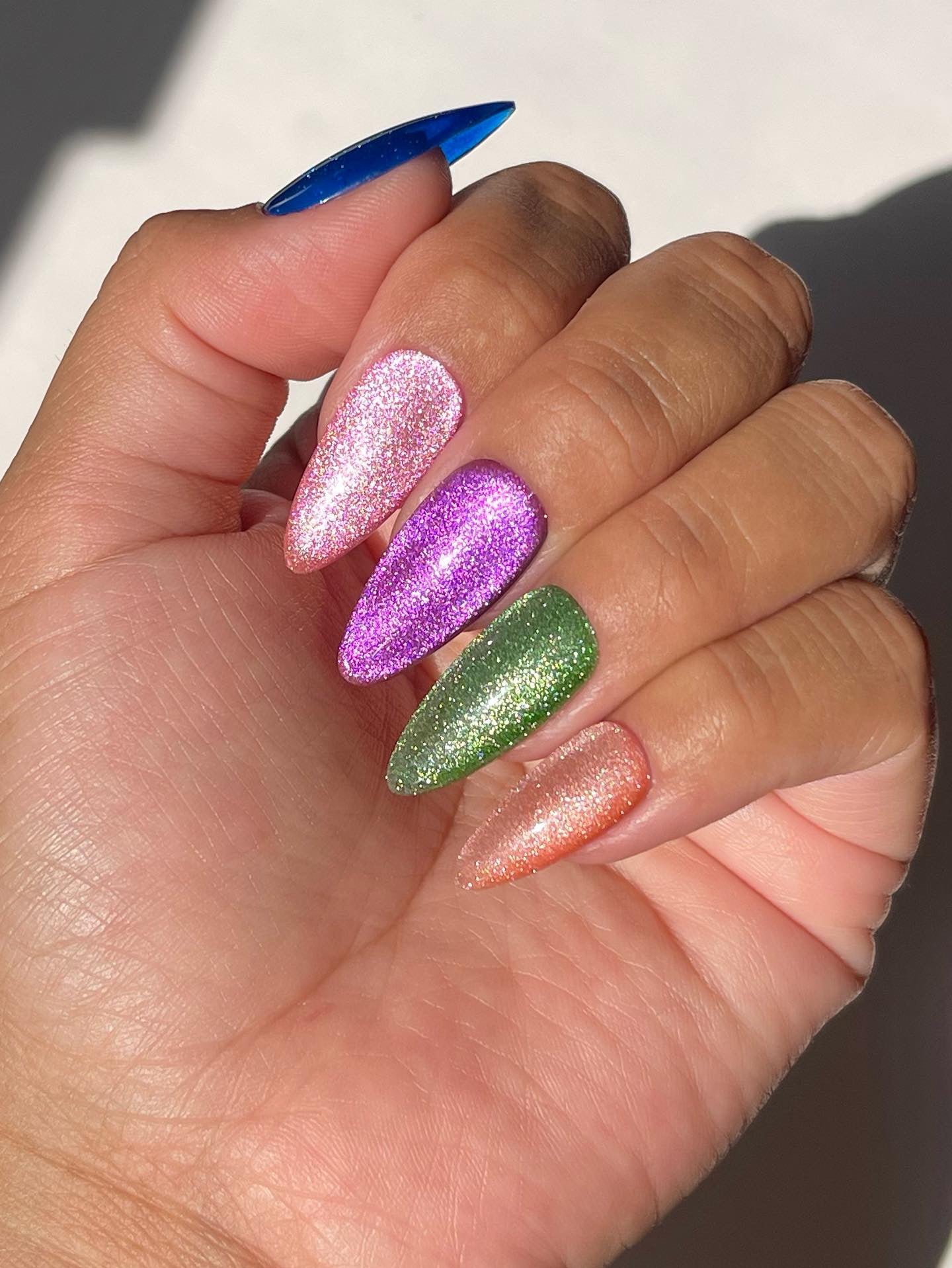 9D Cat Eye Smoothie #07 - Velvet Fern – DND Gel